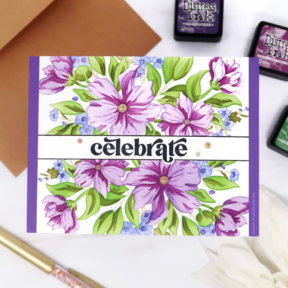 Pinkfresh Studio – Cosmos Bunch: Planner & Card – InsideoutJeans by Jeannie