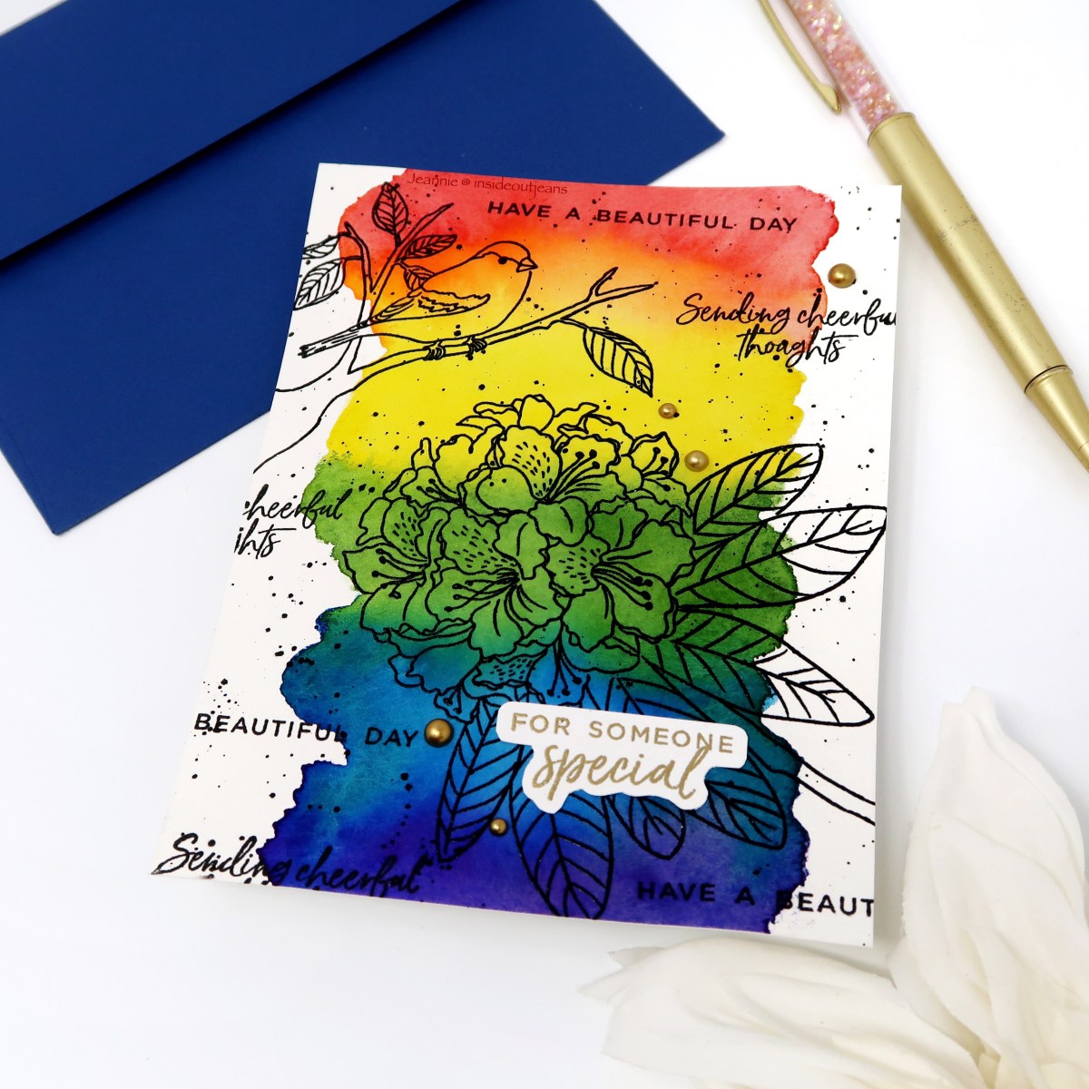 Rainbow Watercoloring | Essentials by Ellen – InsideoutJeans by Jeannie