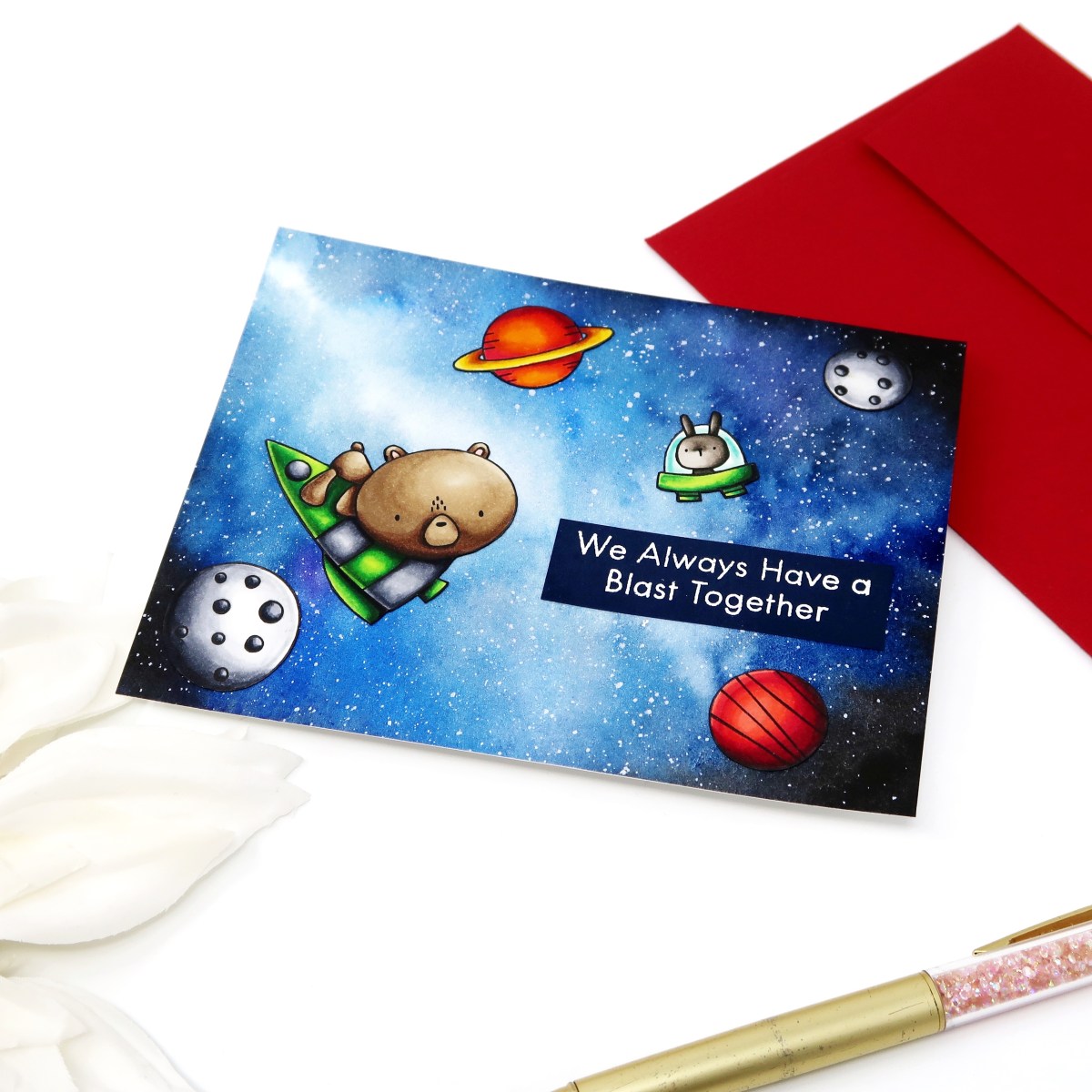 Watercolor Galaxy | MFT Stamps – InsideoutJeans by Jeannie