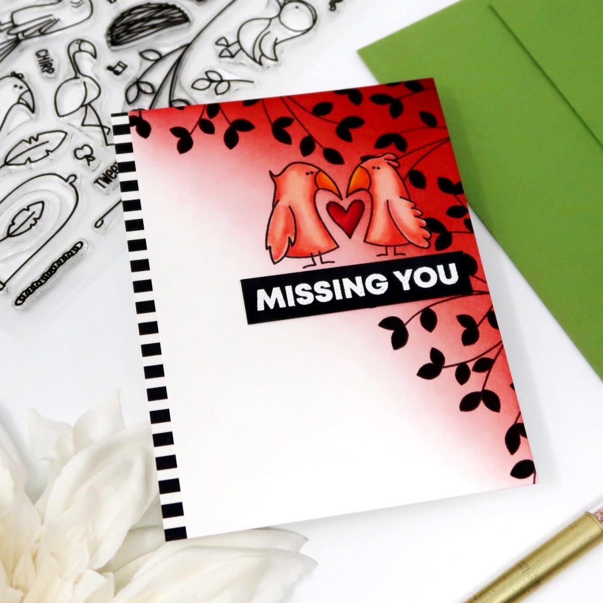 Monotone Card | Ink Blot Shop – InsideoutJeans by Jeannie